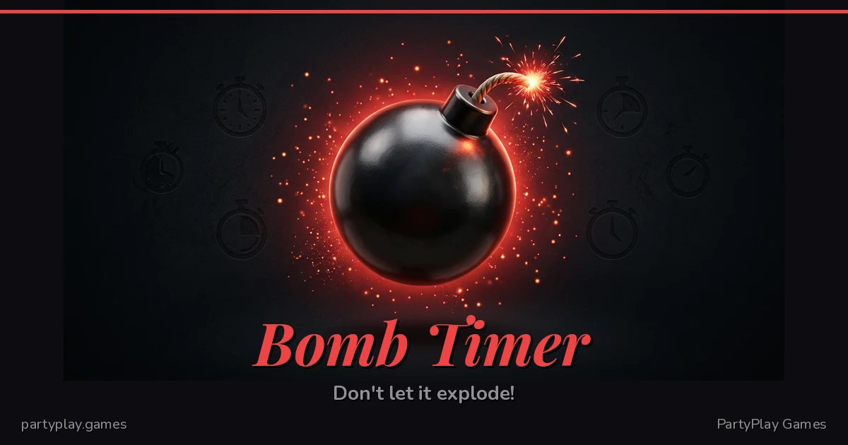 Bomb Timer — Free Hot Potato Game — PartyPlay Games