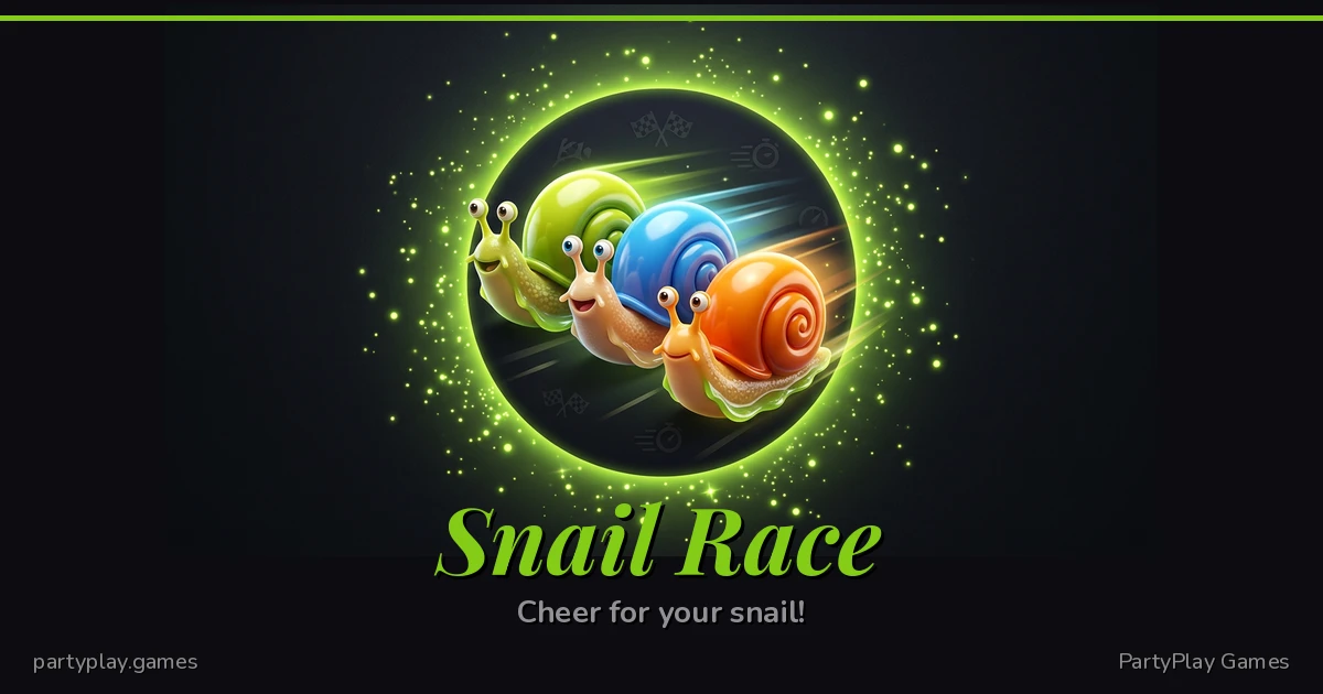 Snail Race — Free Party Racing Game — PartyPlay Games
